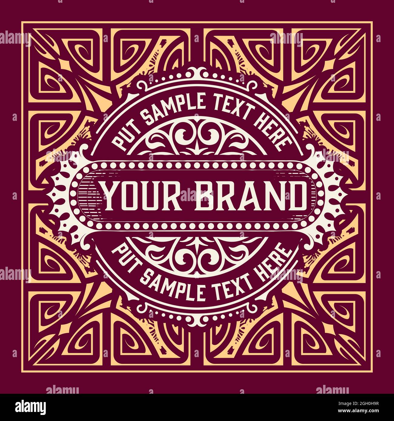 Western card with vintage style Stock Vector Image & Art - Alamy