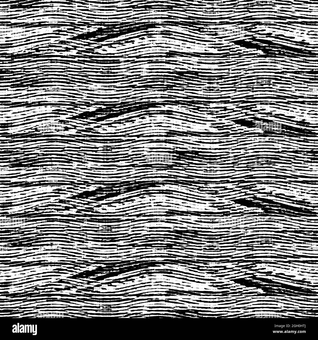 Seamless stripe black white woven herringbone style texture. Two tone ...