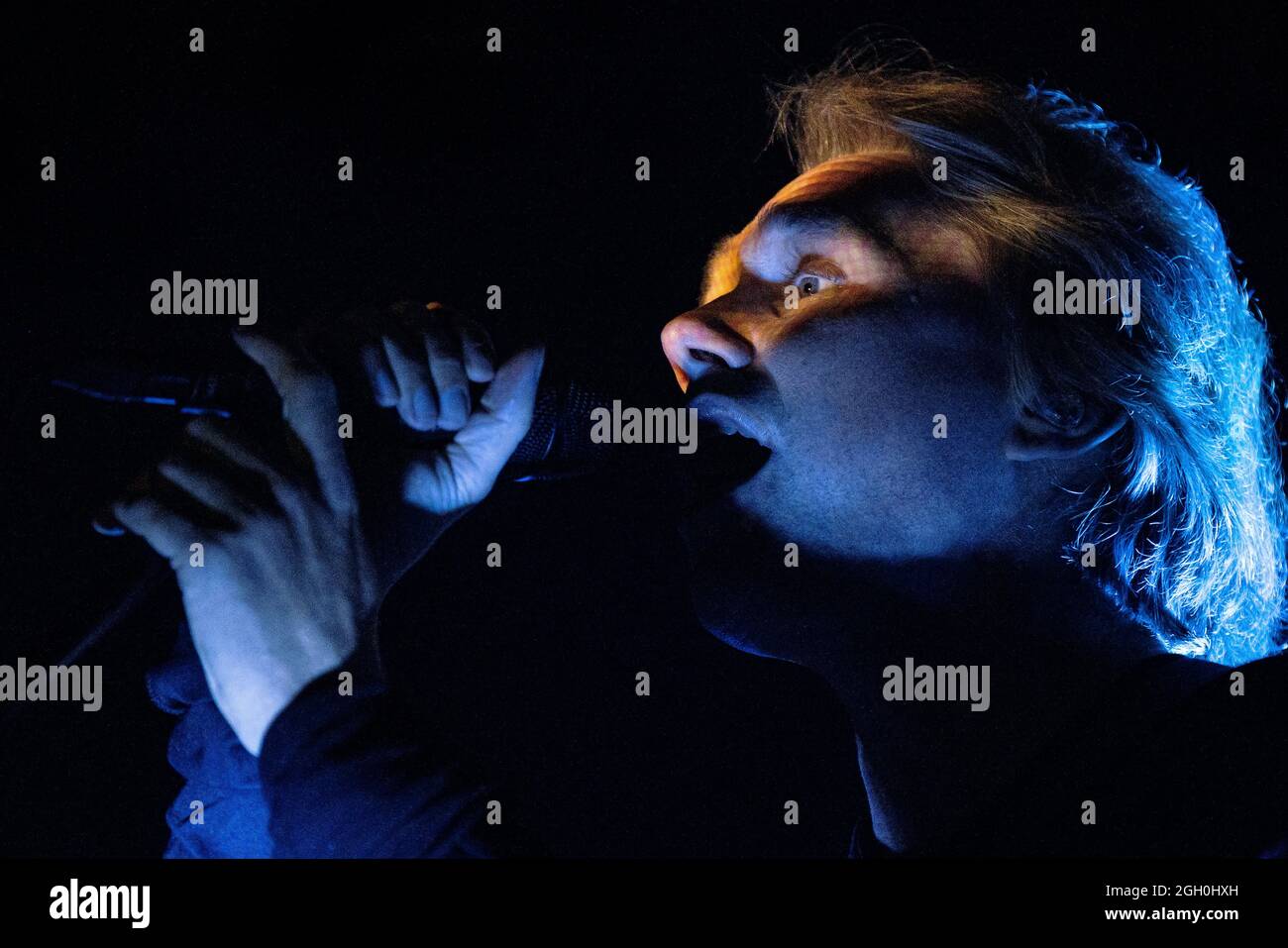 Copenhagen, Denmark. 03rd Sep, 2021. The Danish band Mew performs a ...