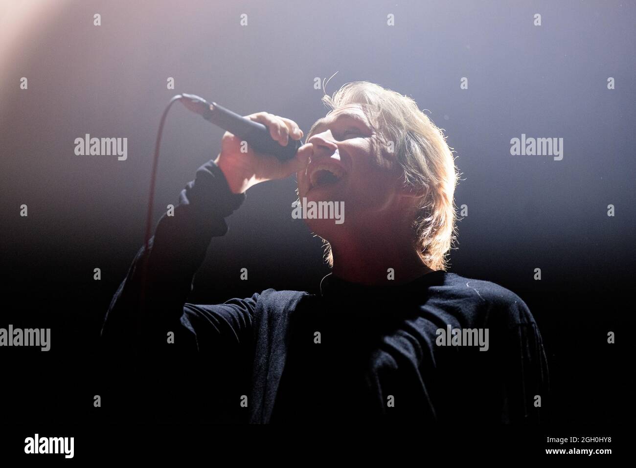 Copenhagen, Denmark. 03rd Sep, 2021. The Danish band Mew performs a ...