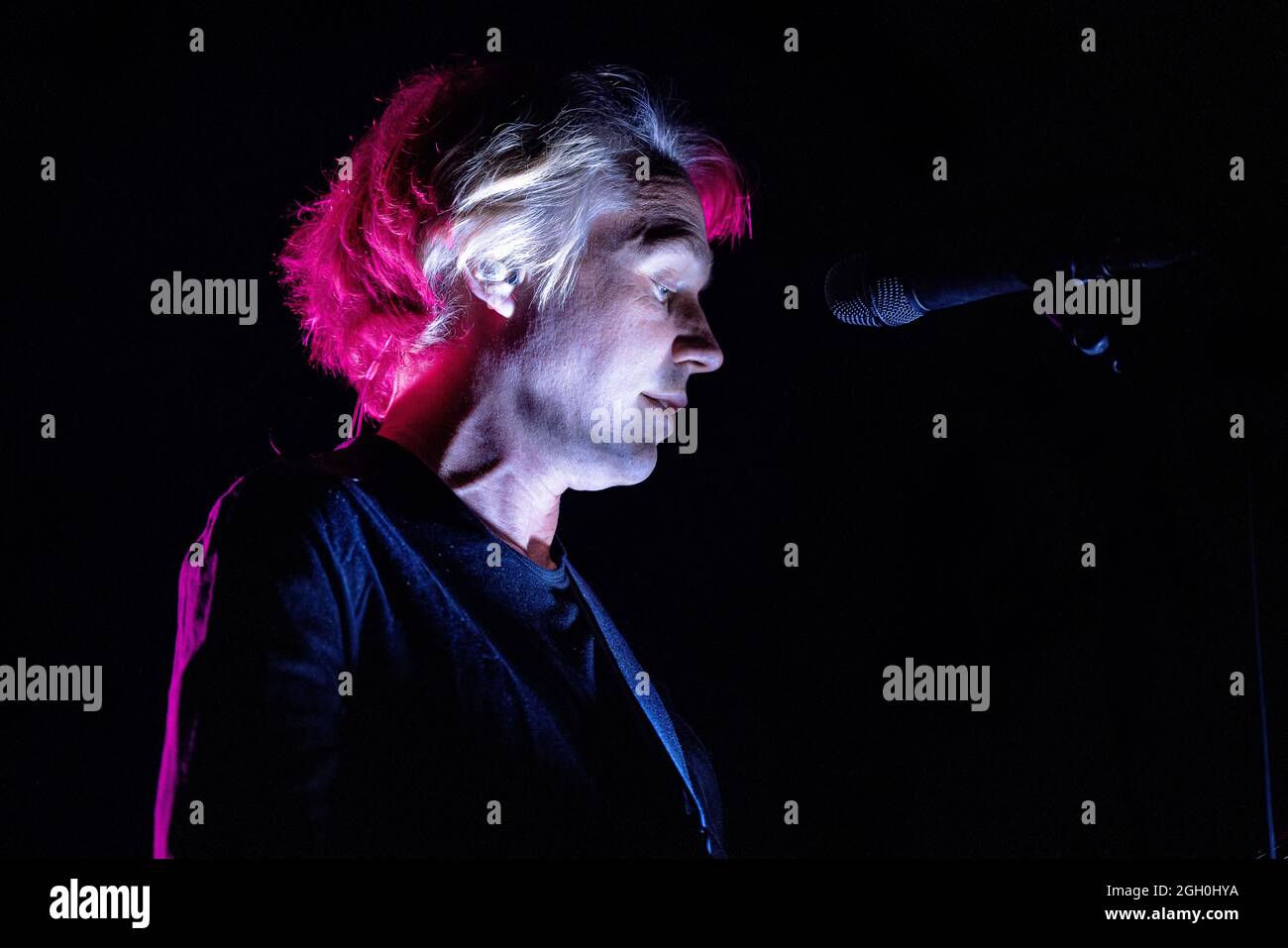 Copenhagen, Denmark. 03rd Sep, 2021. The Danish band Mew performs a ...