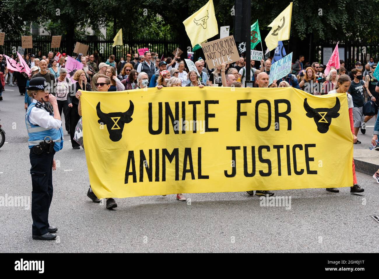 Animal and climate justice march hi-res stock photography and images ...