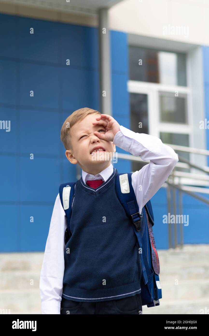 First day of school uniform hi-res stock photography and images - Alamy