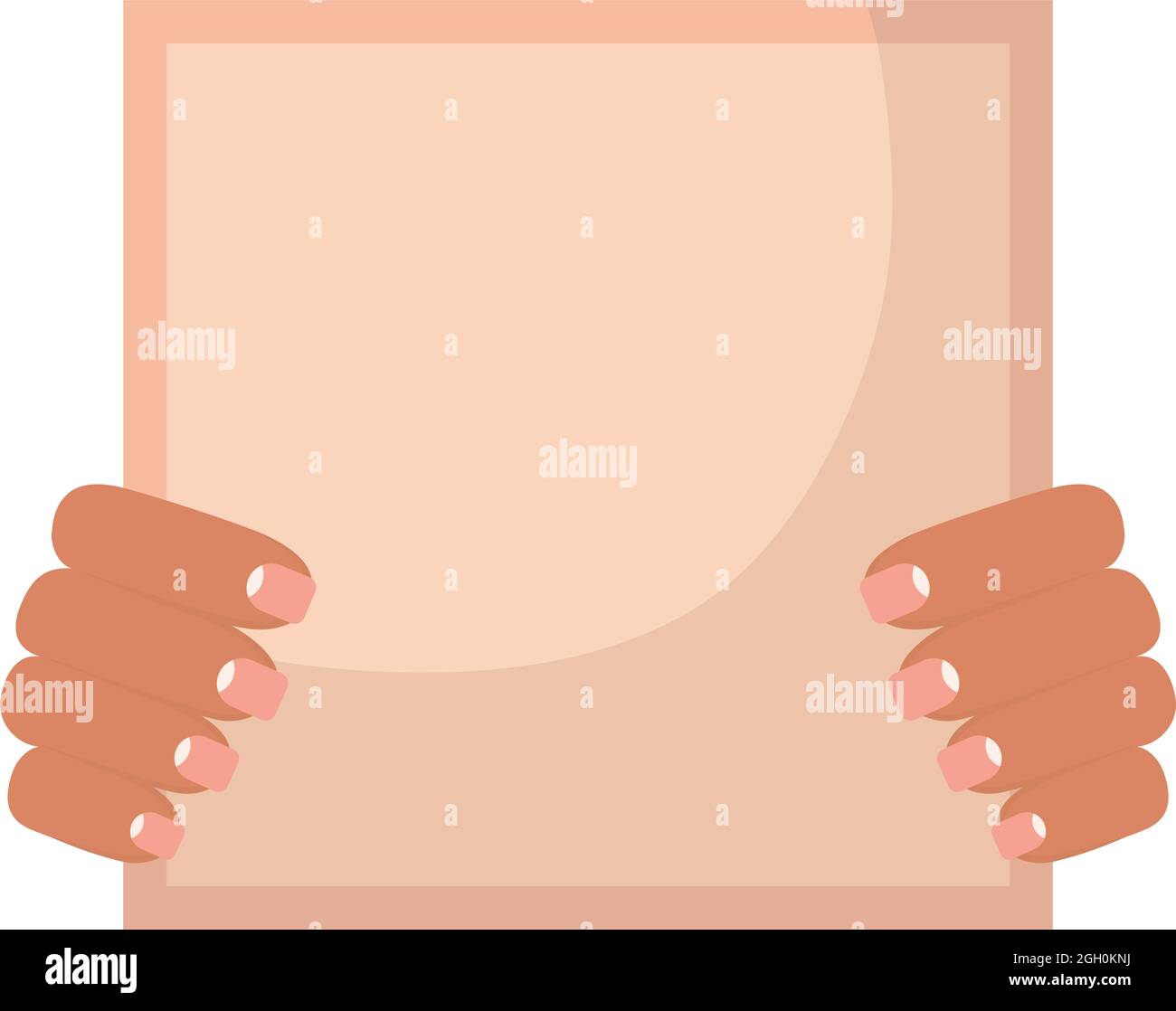 signboard with hands Stock Vector Image & Art - Alamy