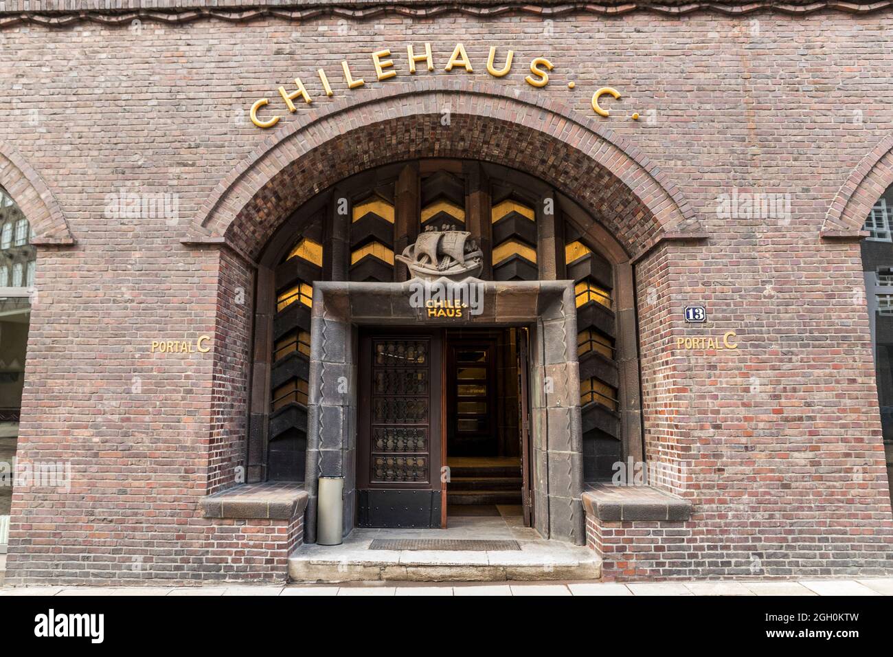 Hamburg, Germany. The Chilehaus (Chile House), an exceptional example ...