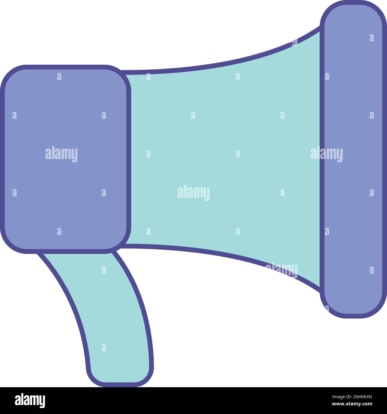 blue megaphone design Stock Vector Image & Art - Alamy