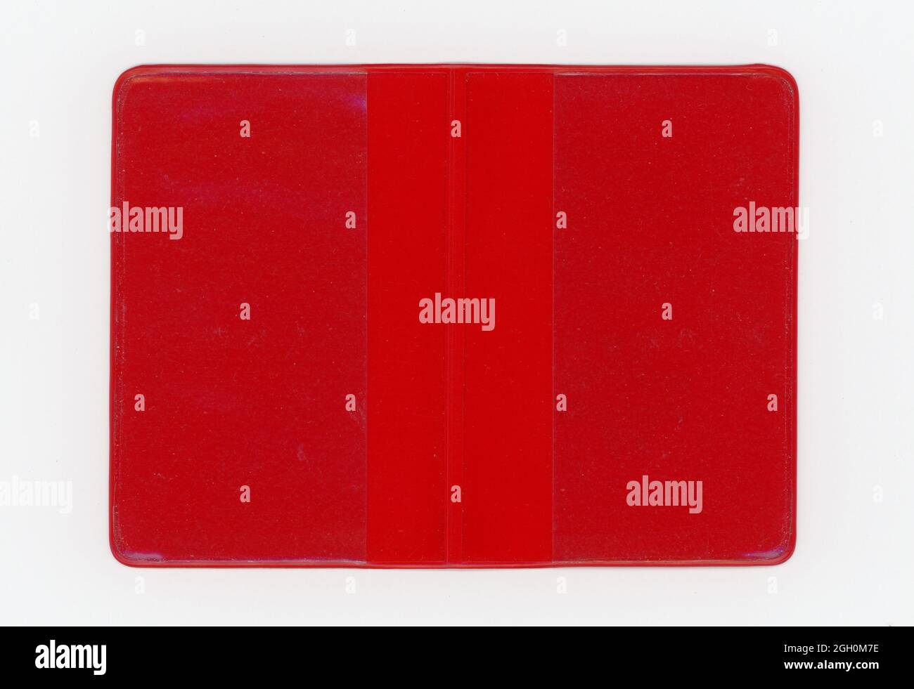 red plastic dust cover for id document Stock Photo - Alamy