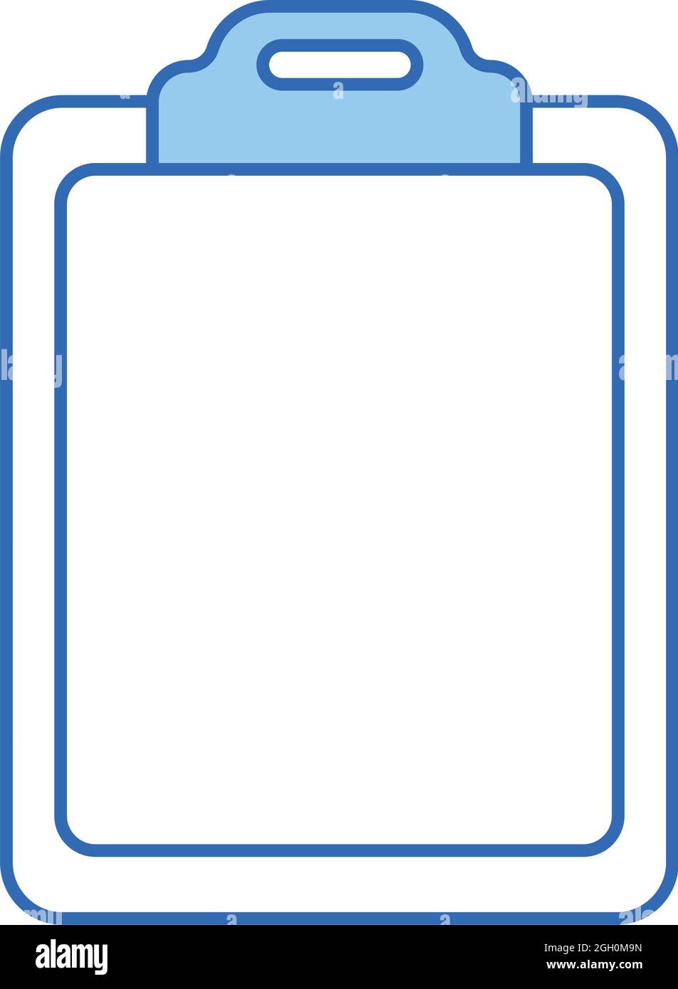 blue clipboard design Stock Vector Image & Art - Alamy
