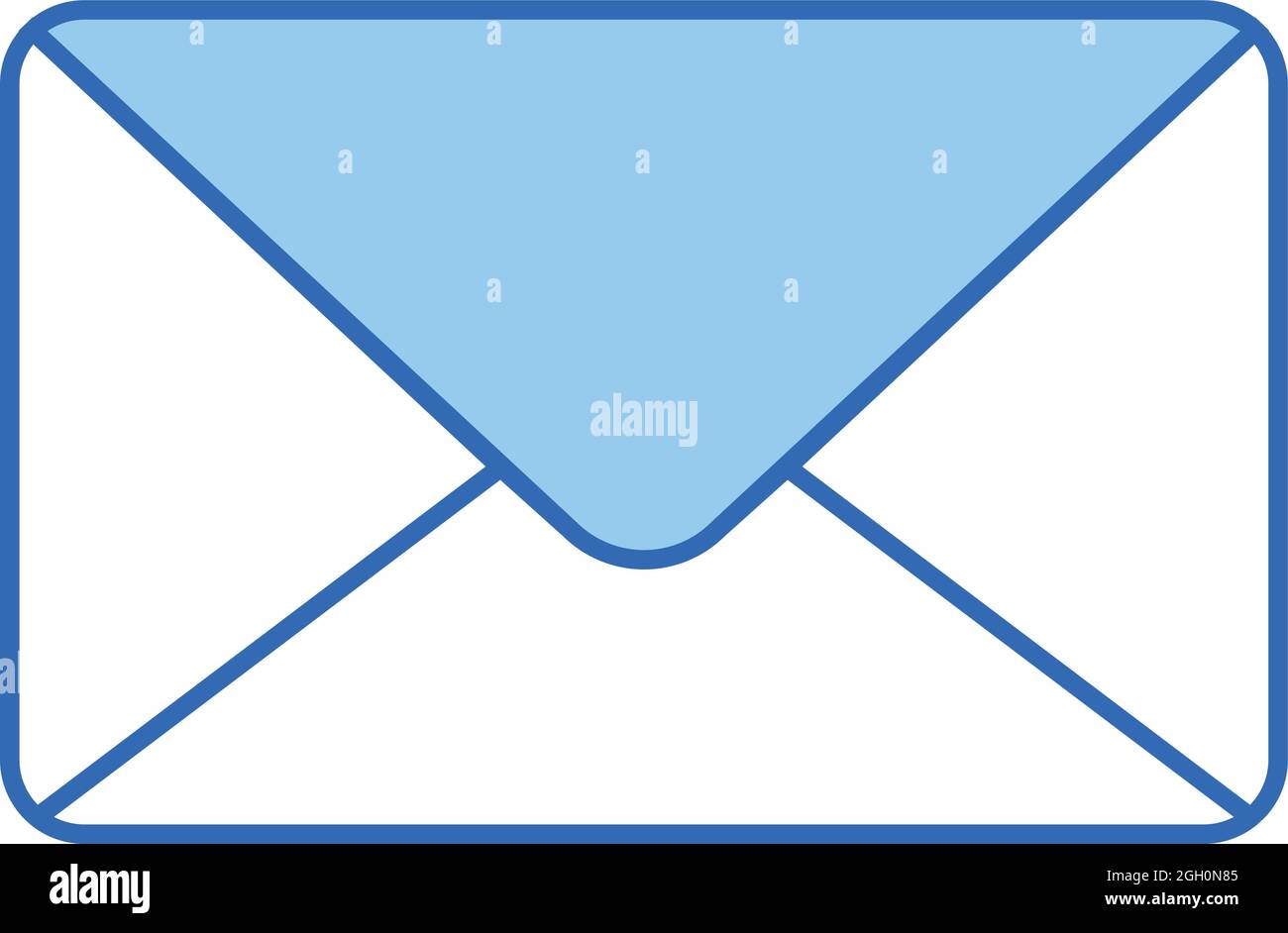 blue envelope design Stock Vector Image & Art - Alamy