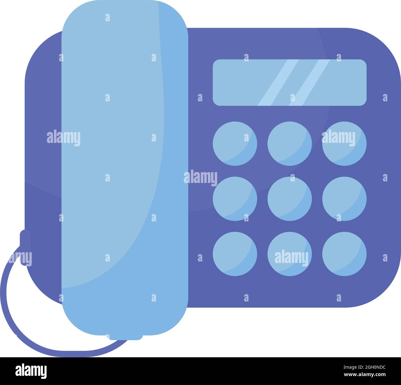 blue telephone illustration Stock Vector Image & Art - Alamy