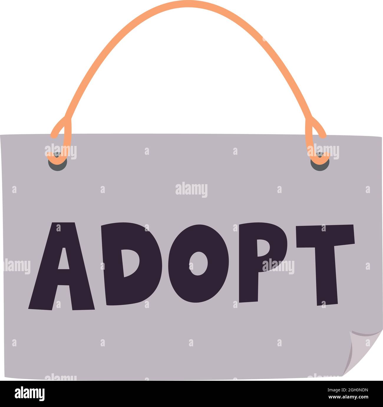 adopt signboard design Stock Vector Image & Art - Alamy