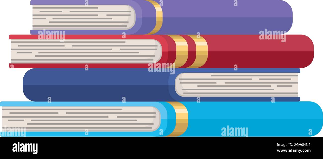 books in pile Stock Vector Image & Art - Alamy