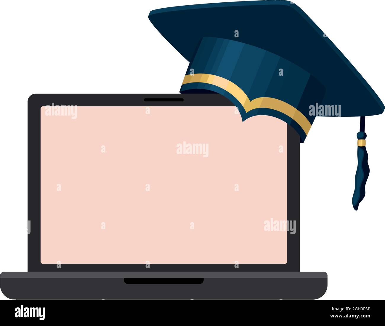 graduation laptop icon Stock Vector Image & Art - Alamy