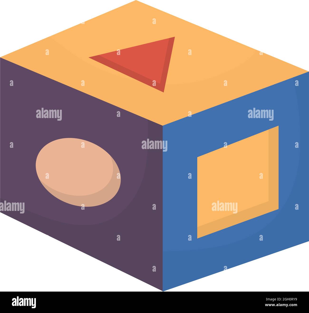 cube to play Stock Vector Image & Art - Alamy
