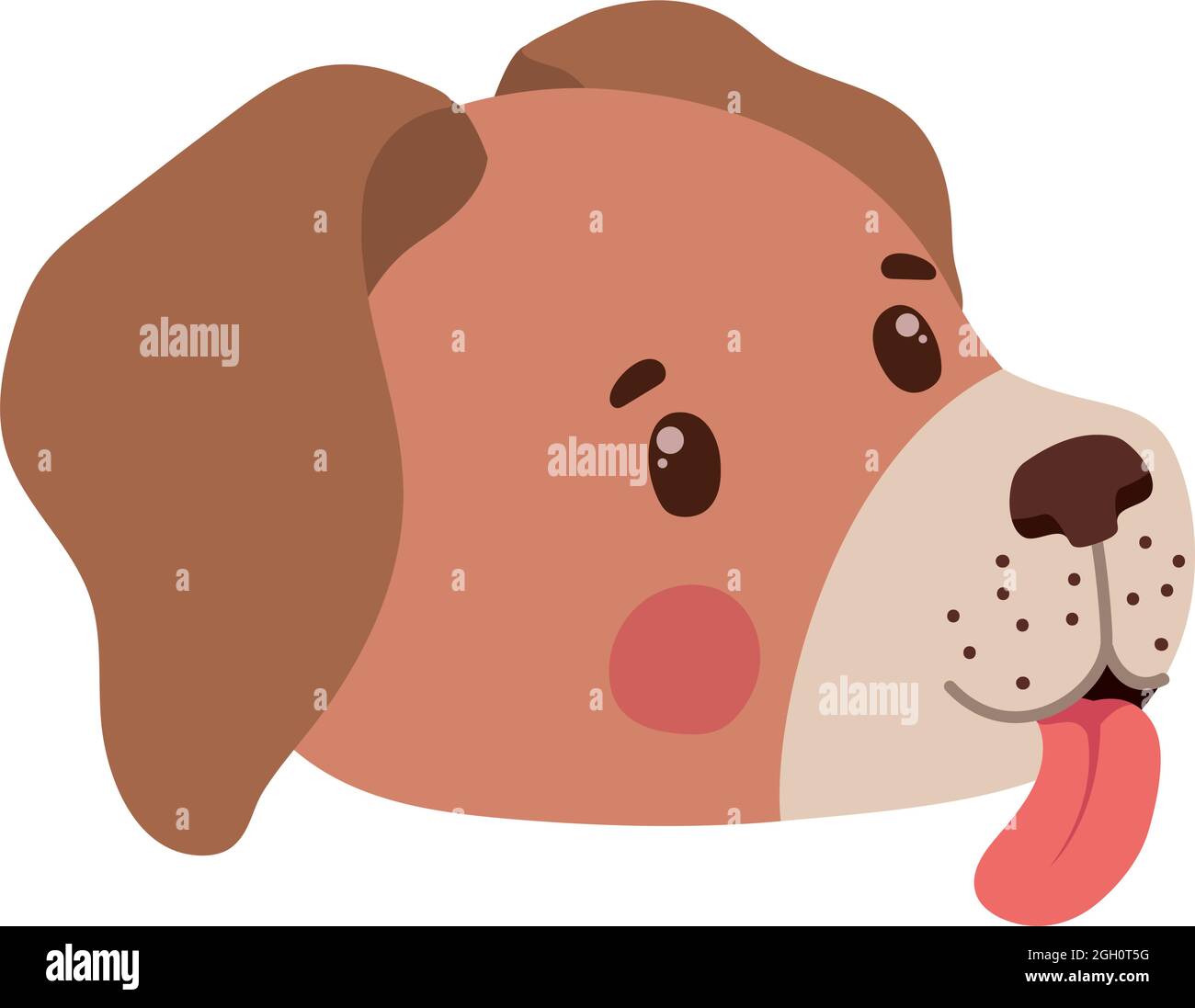 pup face design Stock Vector Image & Art - Alamy