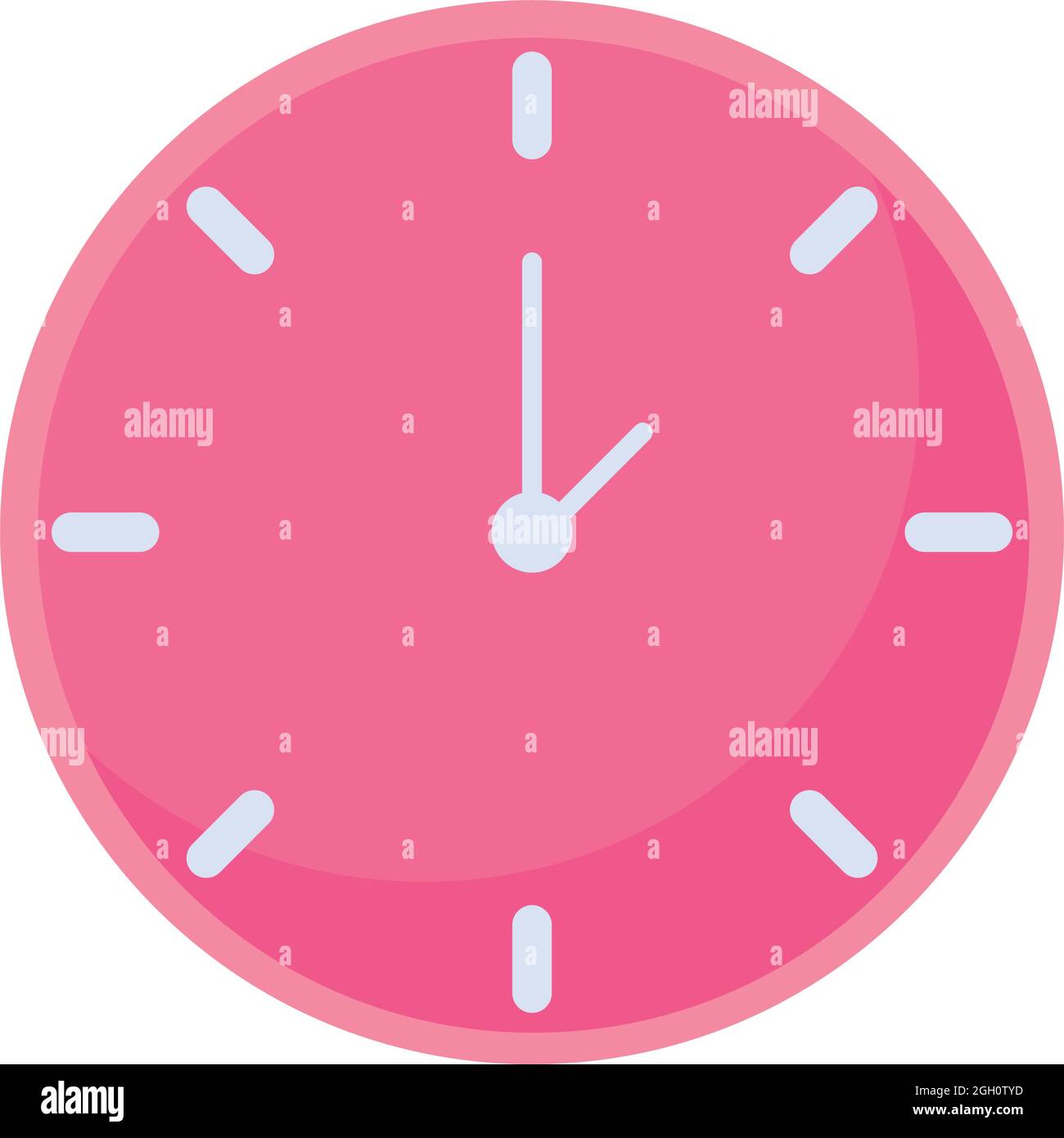 pink clock design Stock Vector Image & Art - Alamy