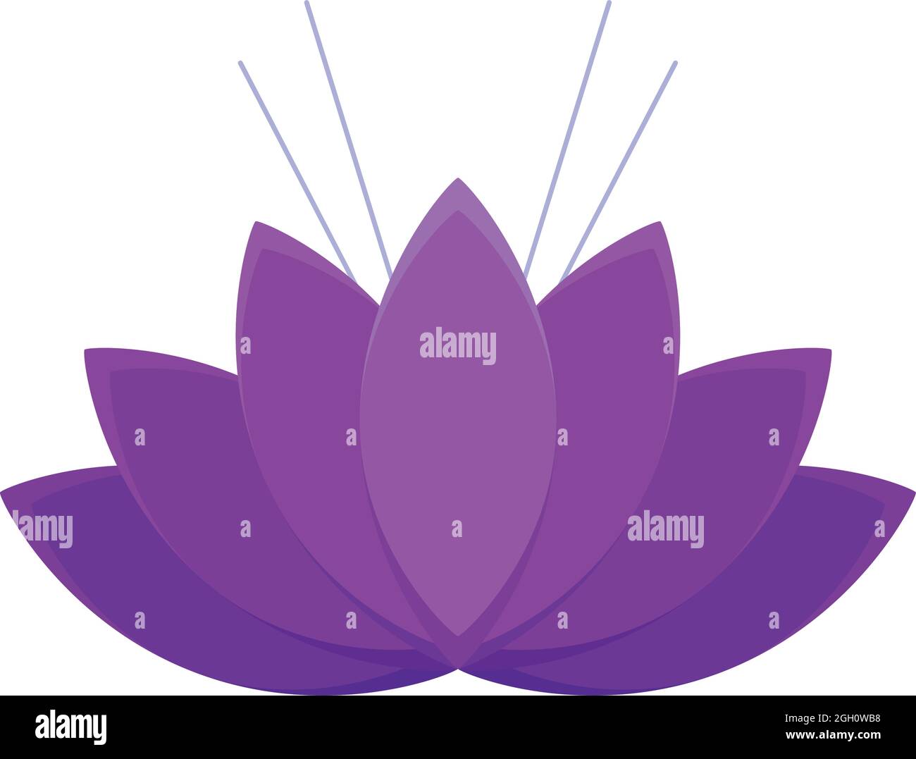 purple lotus design Stock Vector Image & Art - Alamy
