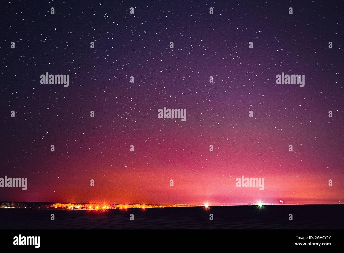 Colorful Lights In The Sky