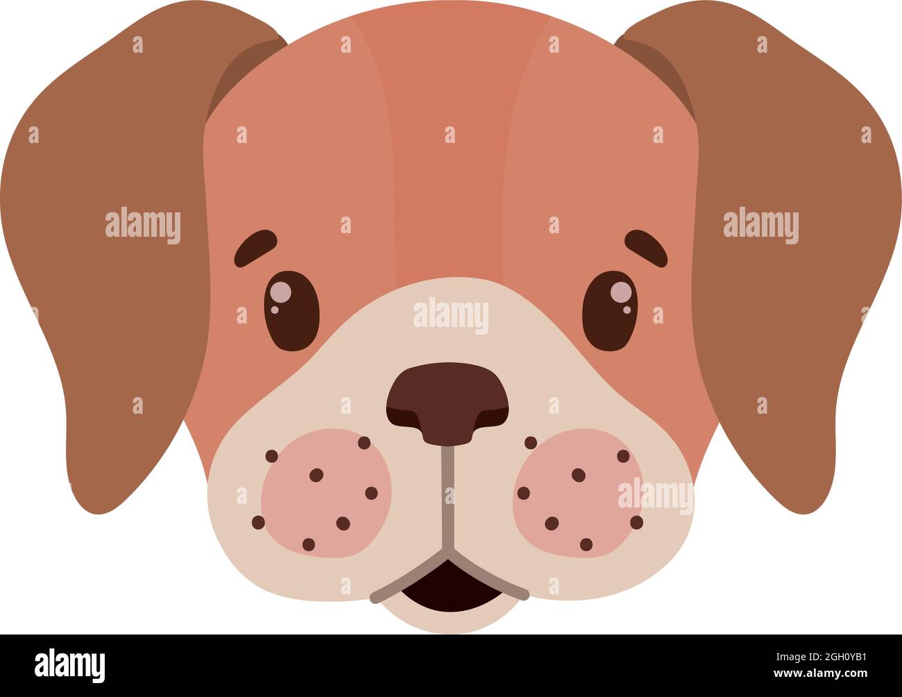 dog face illustration Stock Vector Image & Art - Alamy
