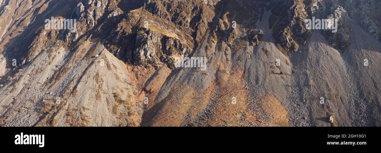 Wastwater Screes panorama, in Wasdale in the English Lake District ...