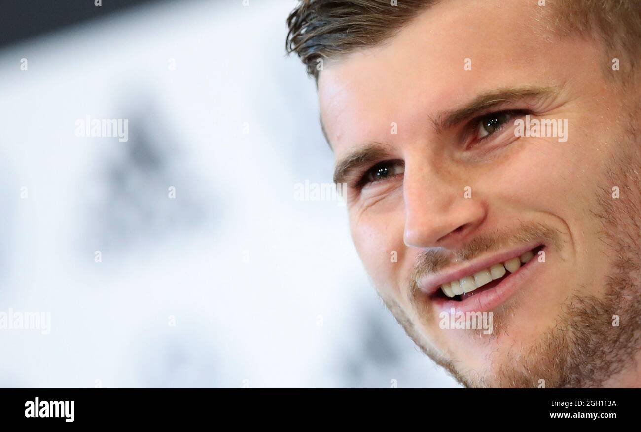 Stuttgart, Germany. 04th Sep, 2021. Football: National team, press ...
