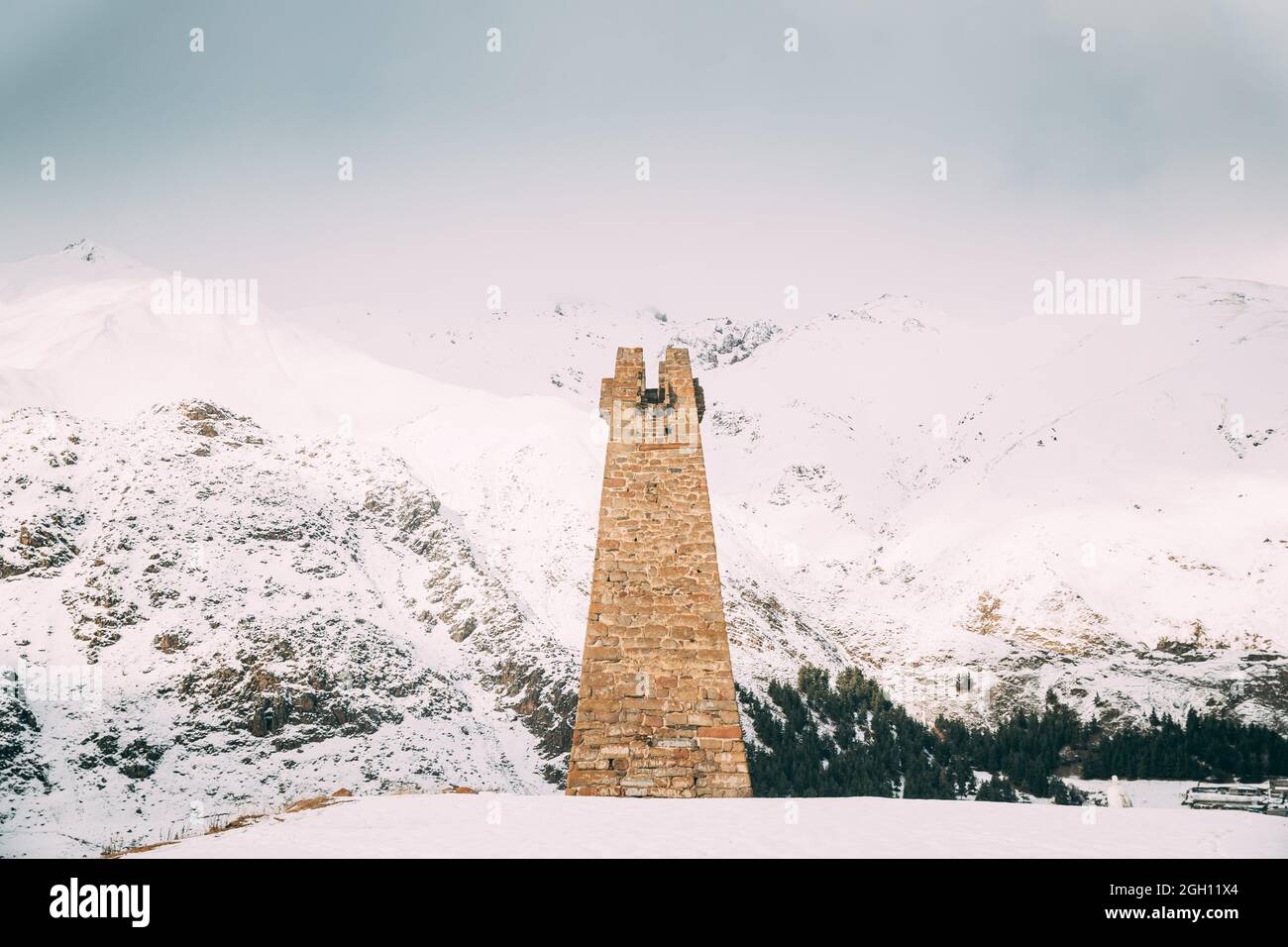 Winter snow watchtower hi-res stock photography and images - Alamy