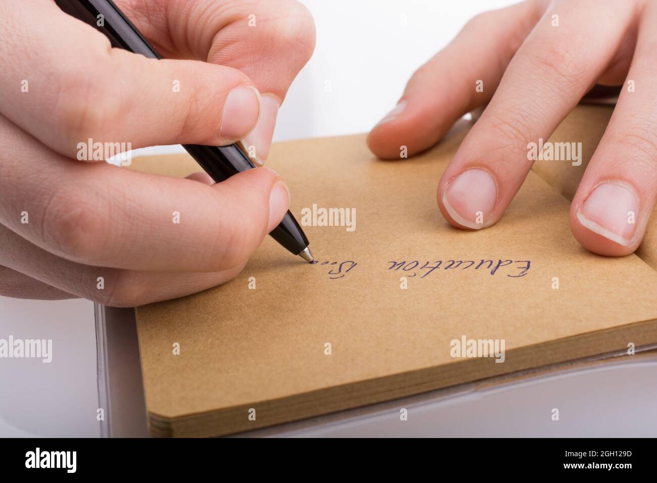 Hand writing vector hi-res stock photography and images - Alamy