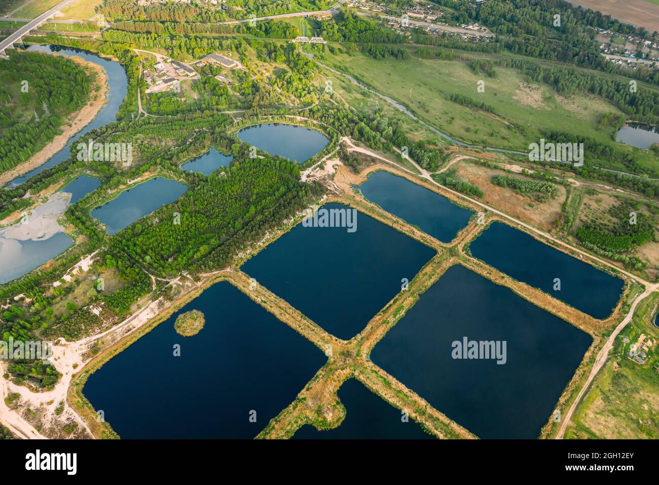 Stormwater management pond hi-res stock photography and images - Alamy