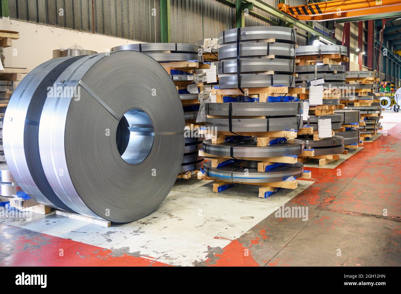 Steel manufacturing plant hi-res stock photography and images - Alamy