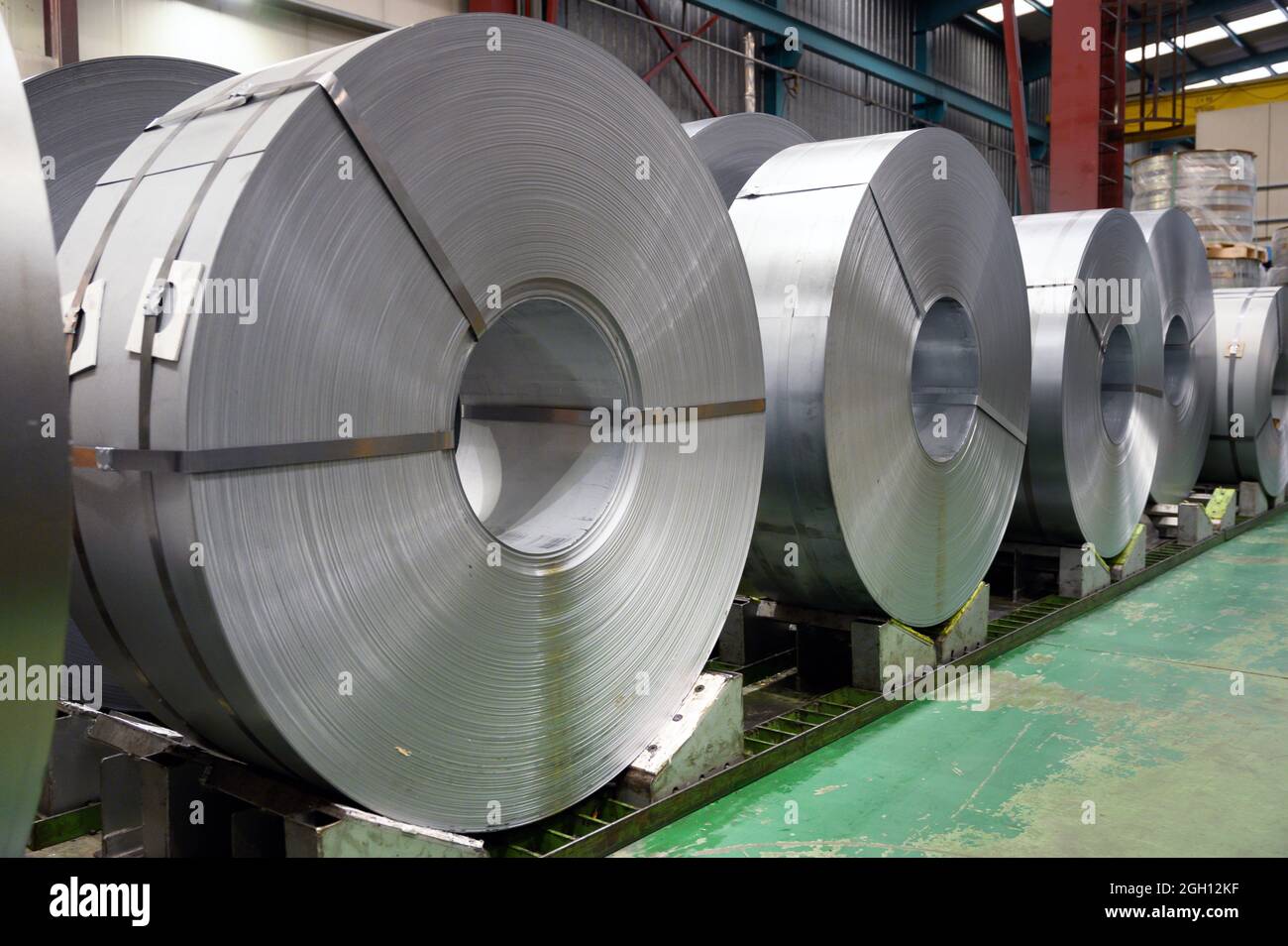 Steel Coil Rolls High Resolution Stock Photography and Images - Alamy
