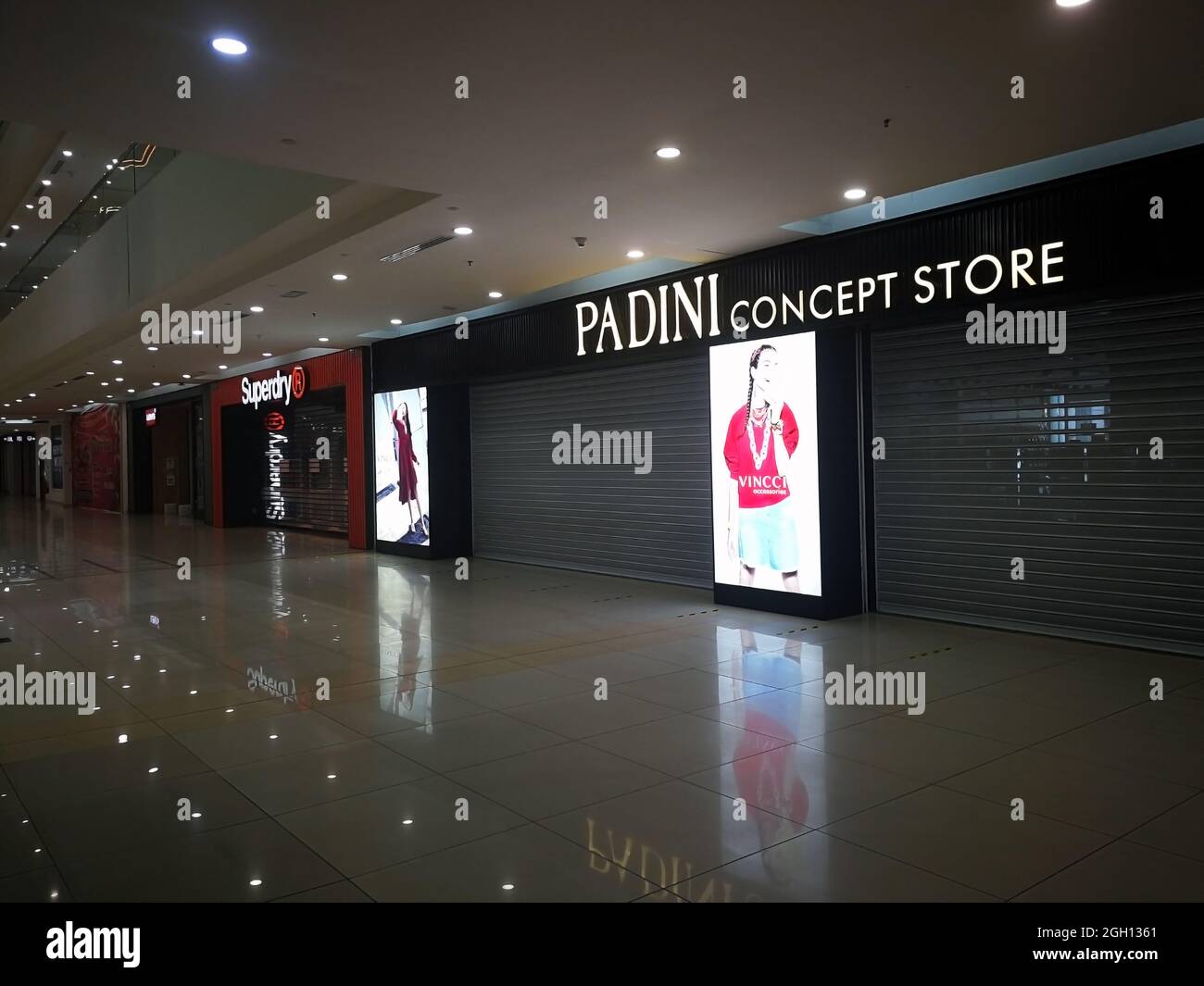 Suria Sabah Shopping Mall, Sabah, Malaysia - July 12, 2021 : Empty ...