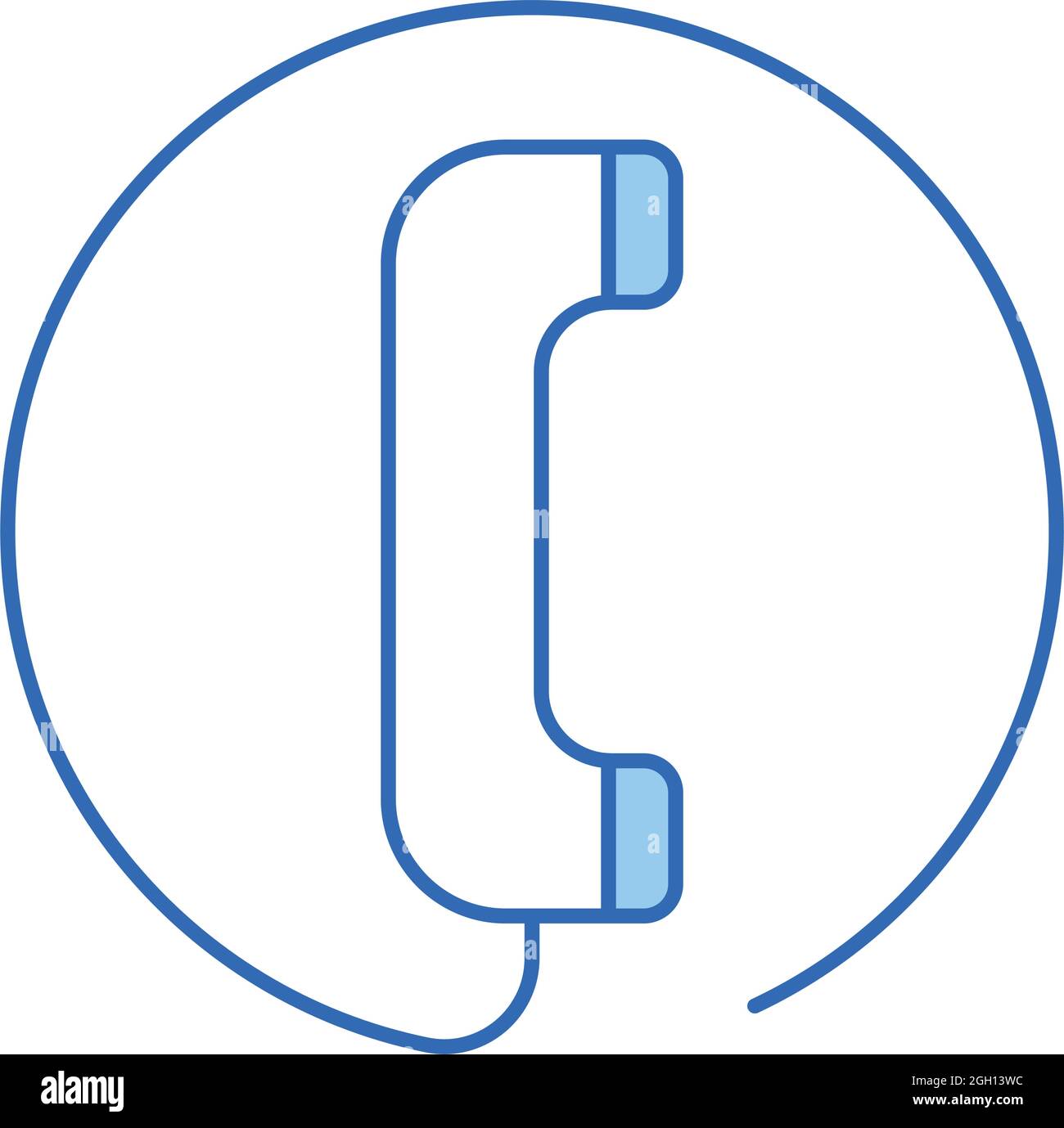 blue phone design Stock Vector Image & Art - Alamy