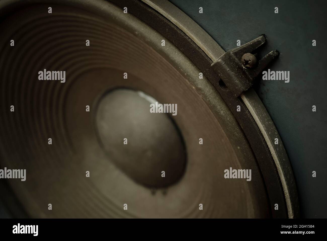 Hi-Fi speakers, vintage studio monitors Stock Photo - Alamy