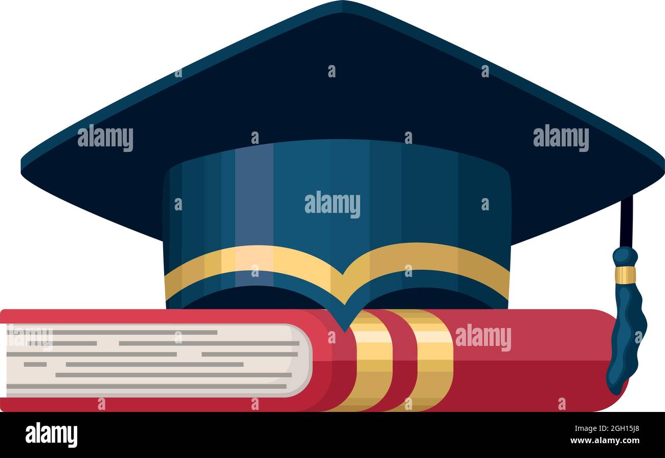 graduation book illustration Stock Vector Image & Art - Alamy