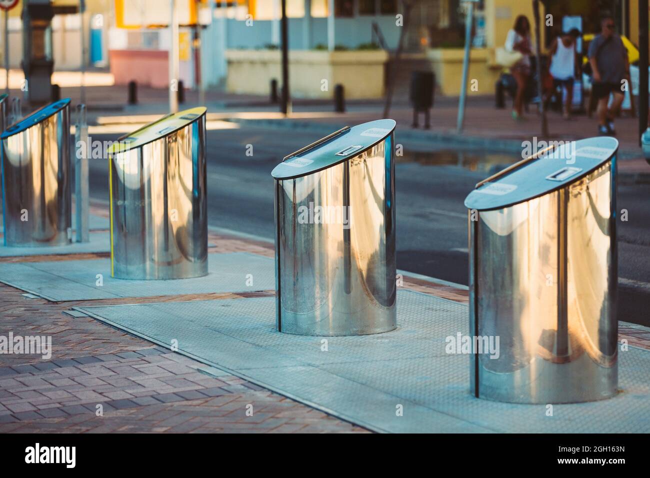 Recycling waste dustbin separation hi-res stock photography and images ...