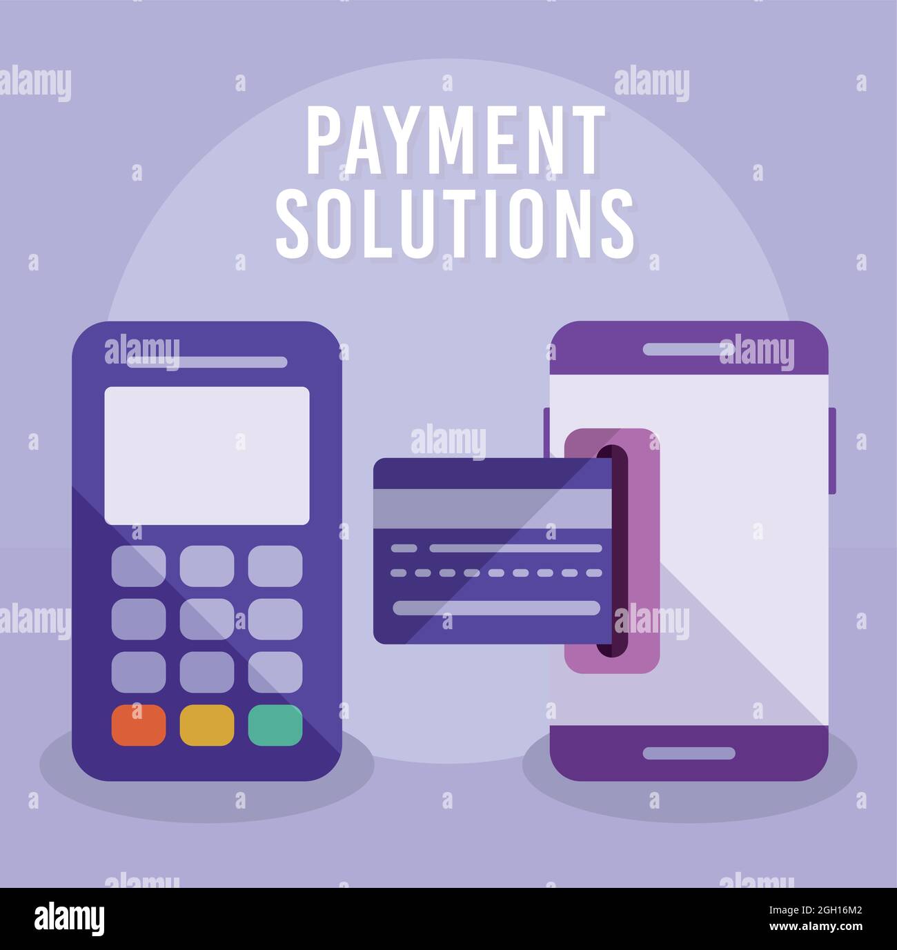 payment solutions poster Stock Vector Image & Art - Alamy