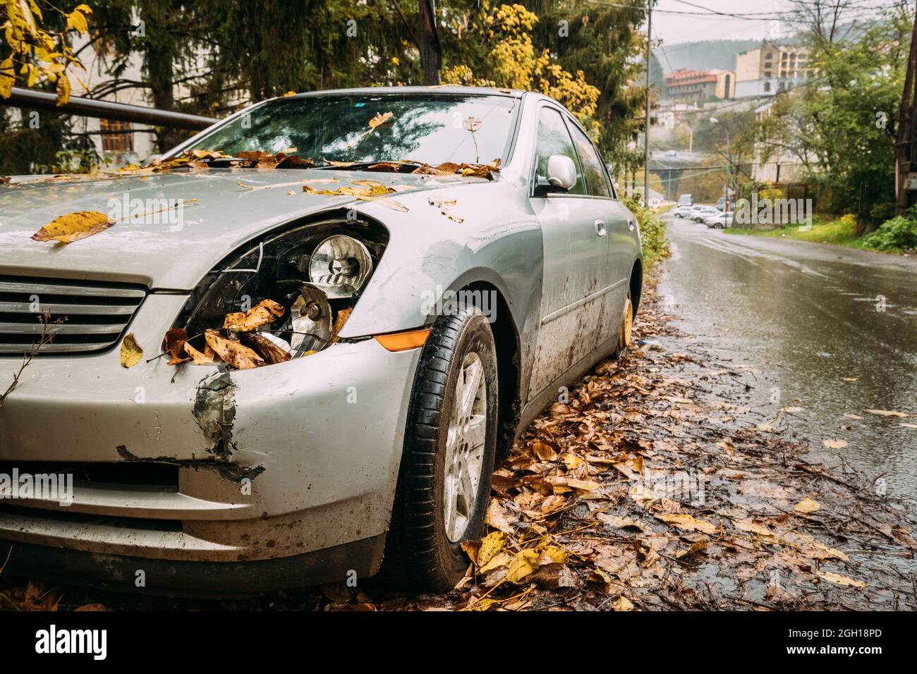 Accident abandoned hi-res stock photography and images - Alamy