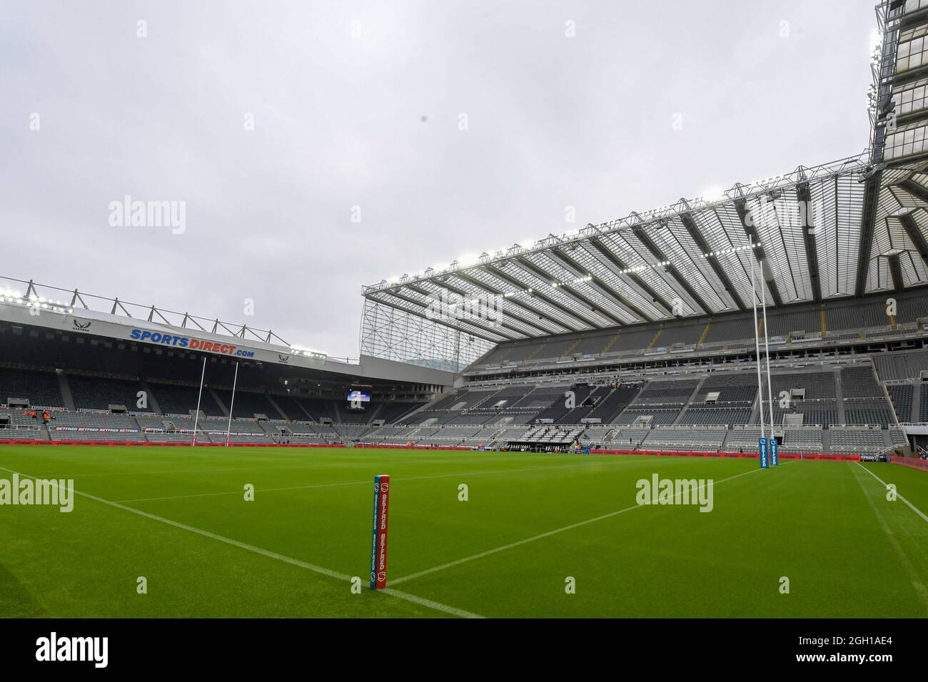 A general view of St James' Park, the venue for the Rugby League Magic ...