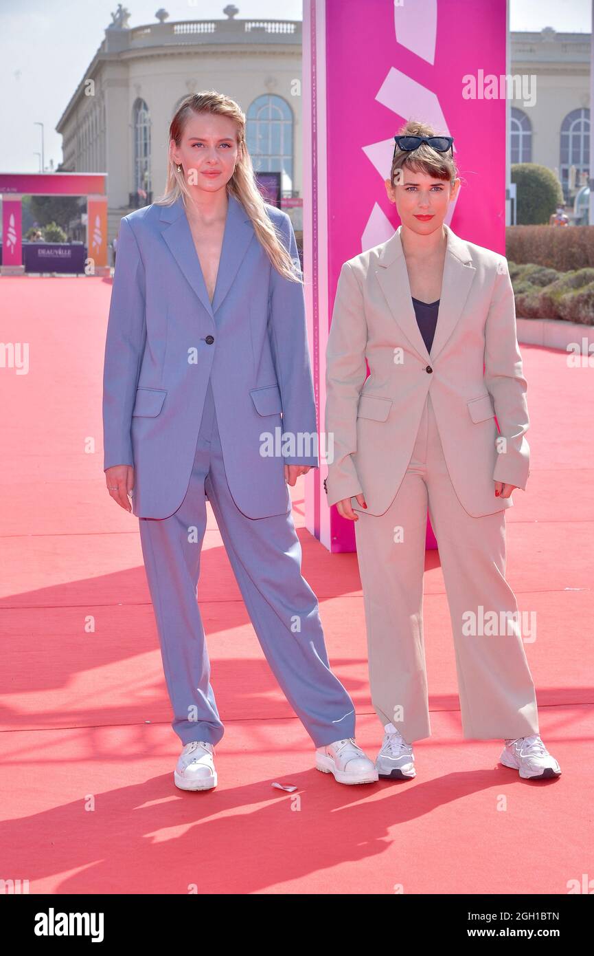 Sofia Kappel, Ninja Thyberg attending the screening of Pleasure during ...
