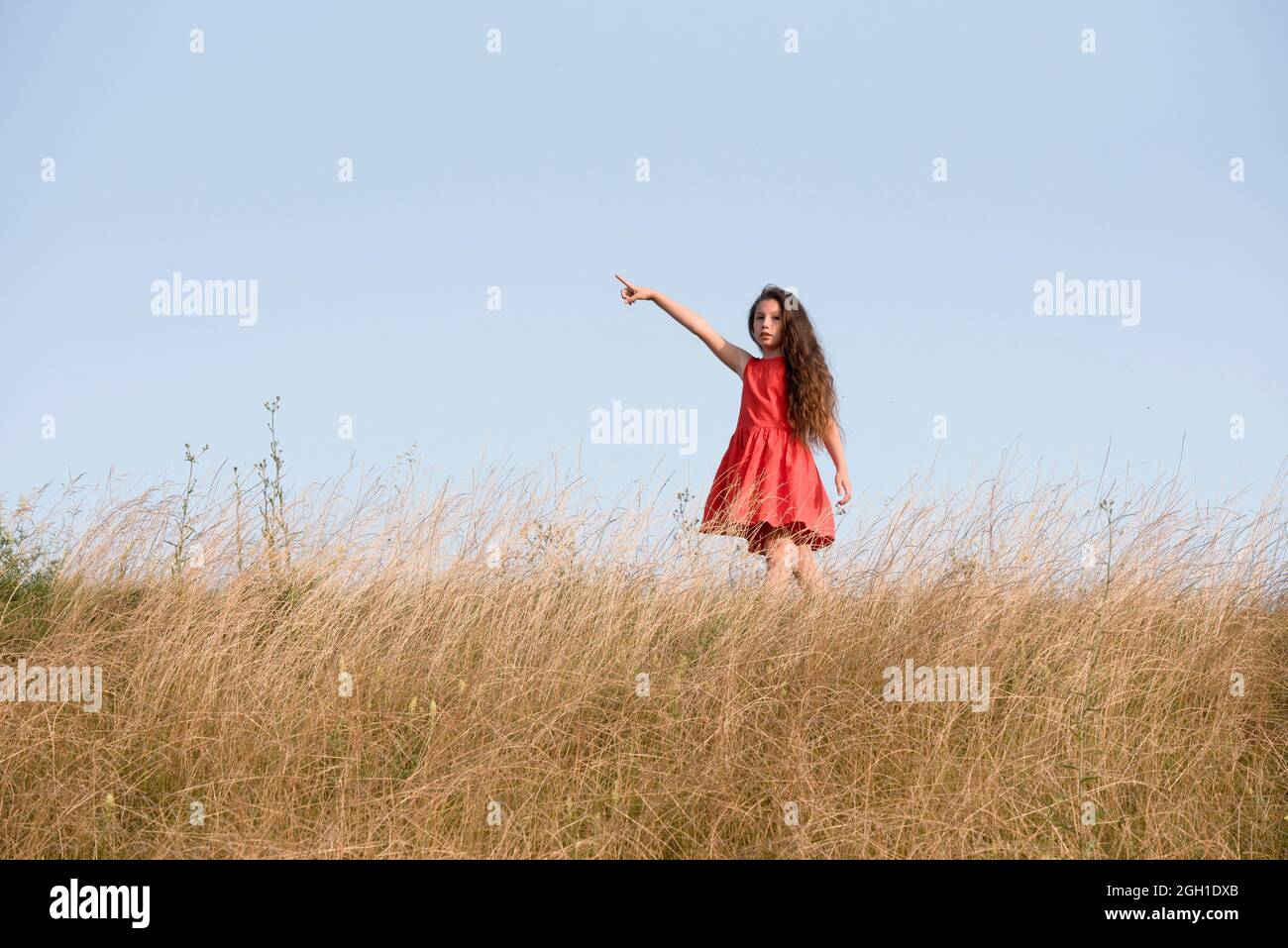 Girl from below hi-res stock photography and images - Alamy
