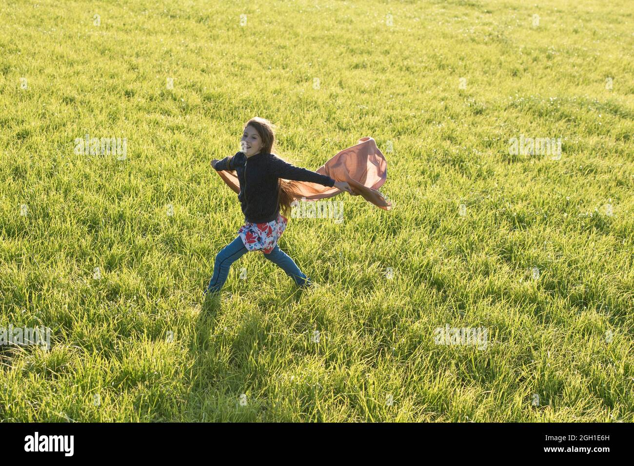 Girl cape hi-res stock photography and images - Alamy