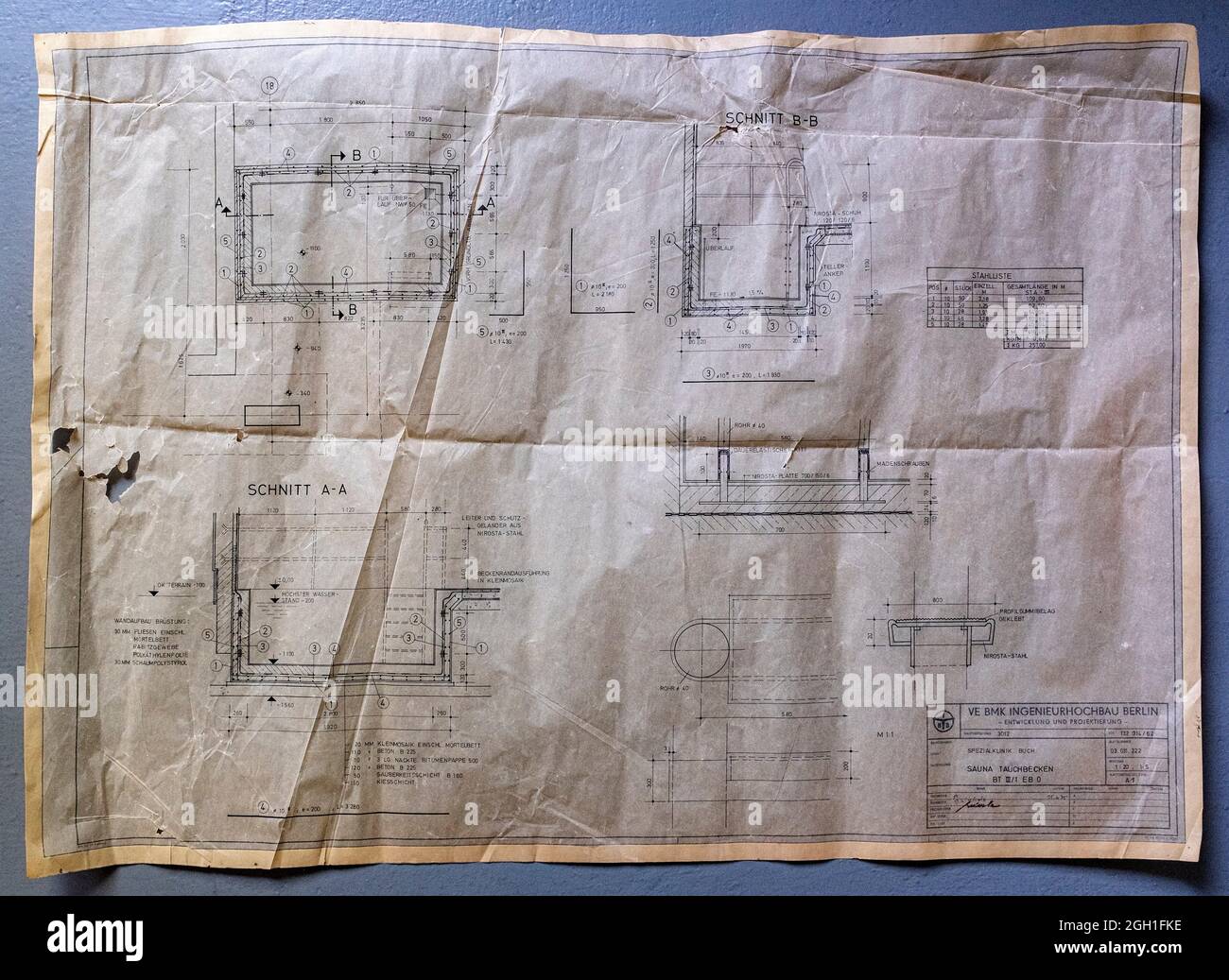 Vintage technical drawings hi-res stock photography and images - Alamy