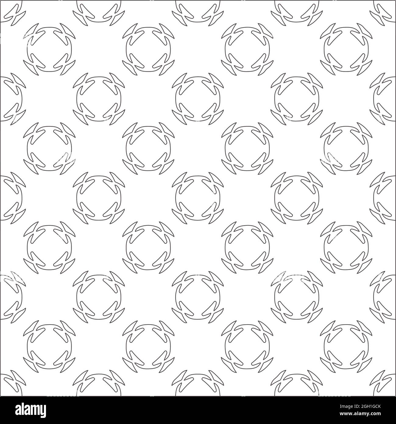Vector pattern with symmetrical elements . Repeating geometric tiles ...