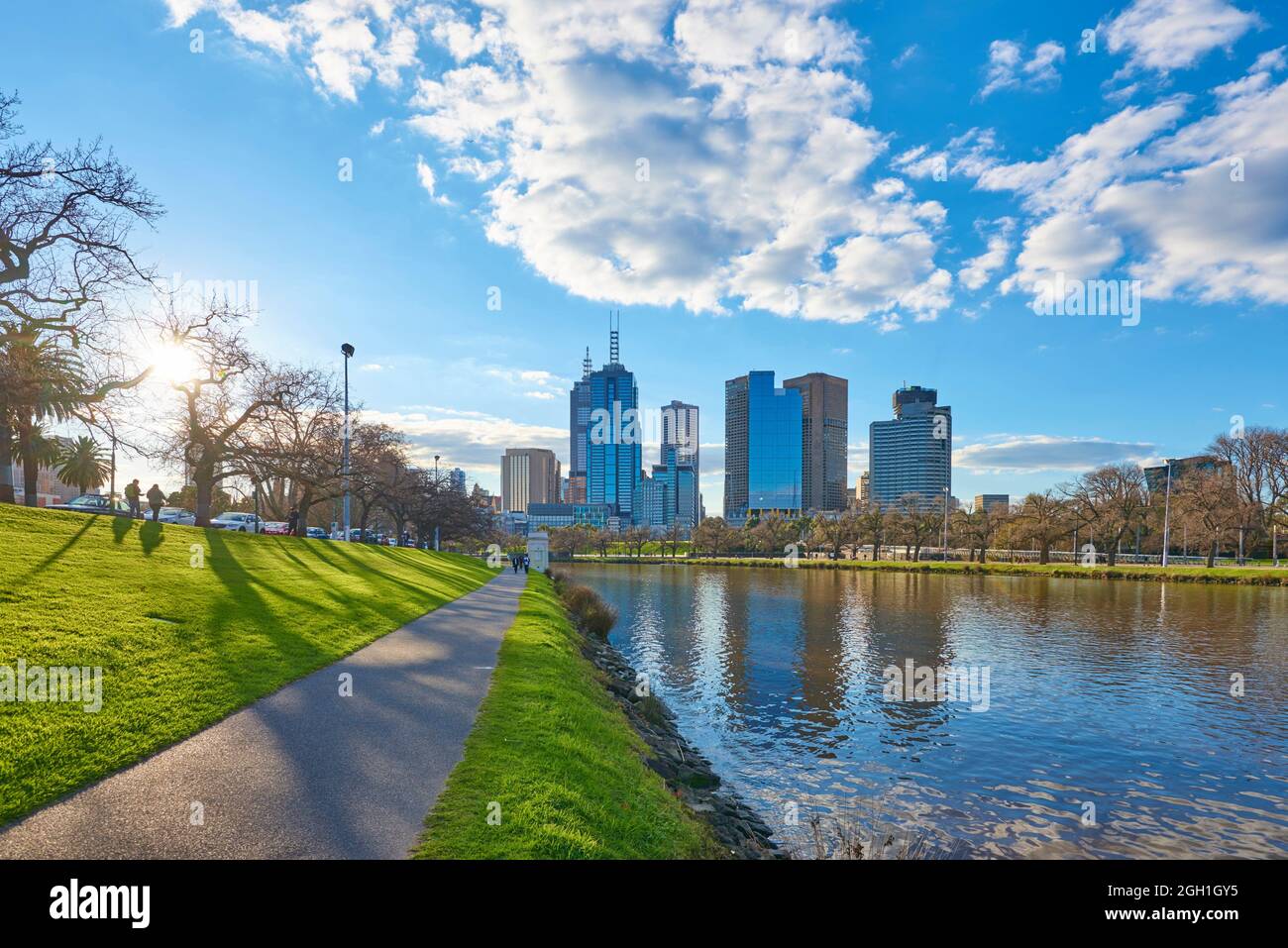 Melbourne city centre center hi-res stock photography and images - Alamy