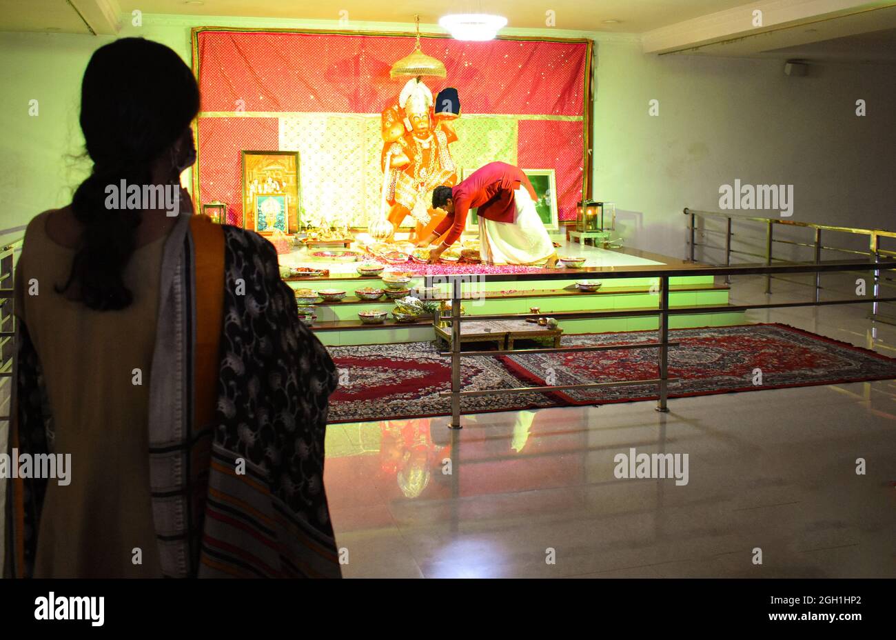 Pitra Parvat Hanuman Statue Indore MP India Stock Photo - Alamy
