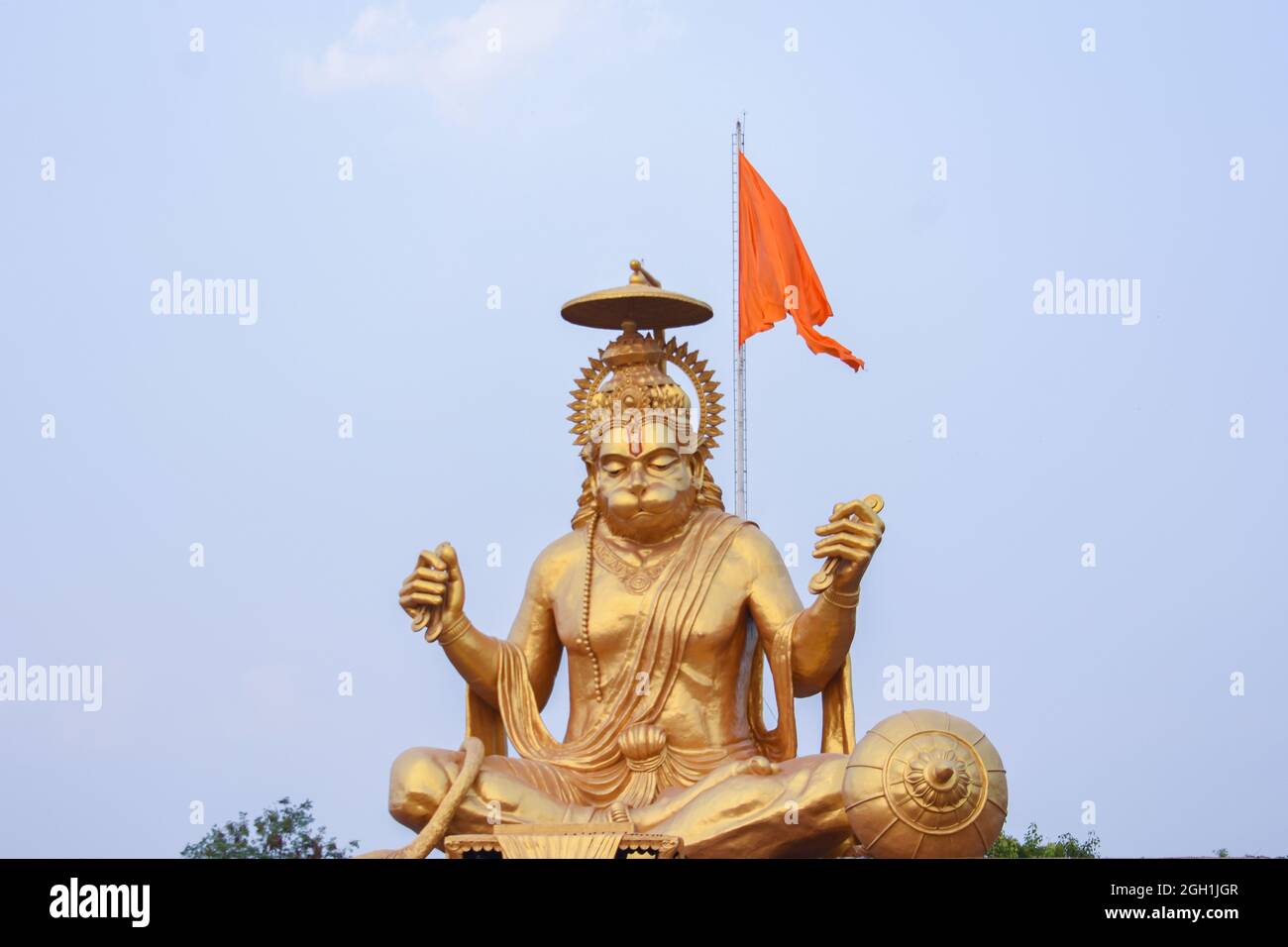 Pitra Parvat Hanuman Statue Indore MP India Stock Photo - Alamy