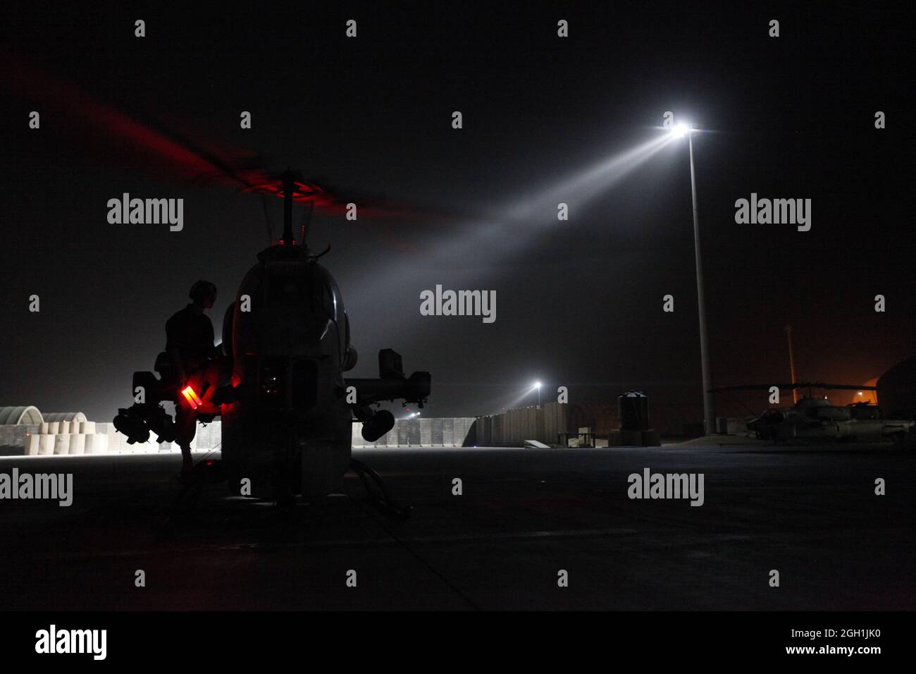 U.S. Marine Lance Cpl. Philip A. Gilbert, a aviation mechanic with ...