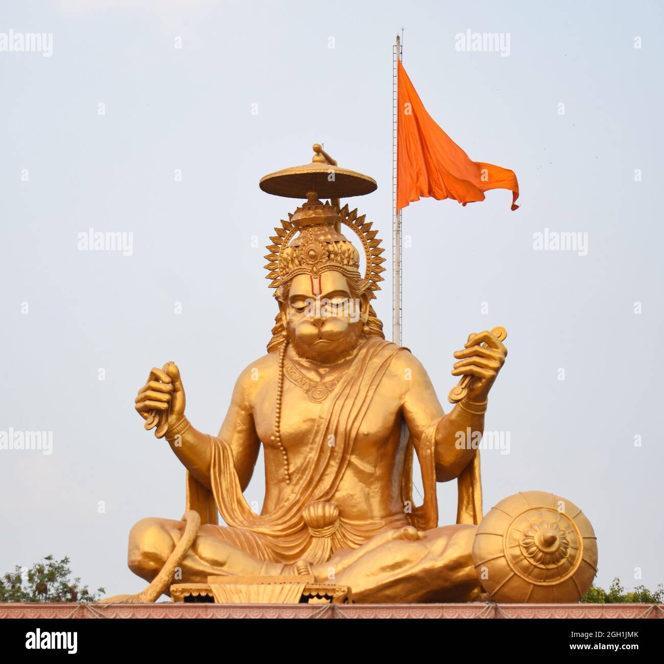 Pitra Parvat Hanuman Statue Indore MP India Stock Photo - Alamy
