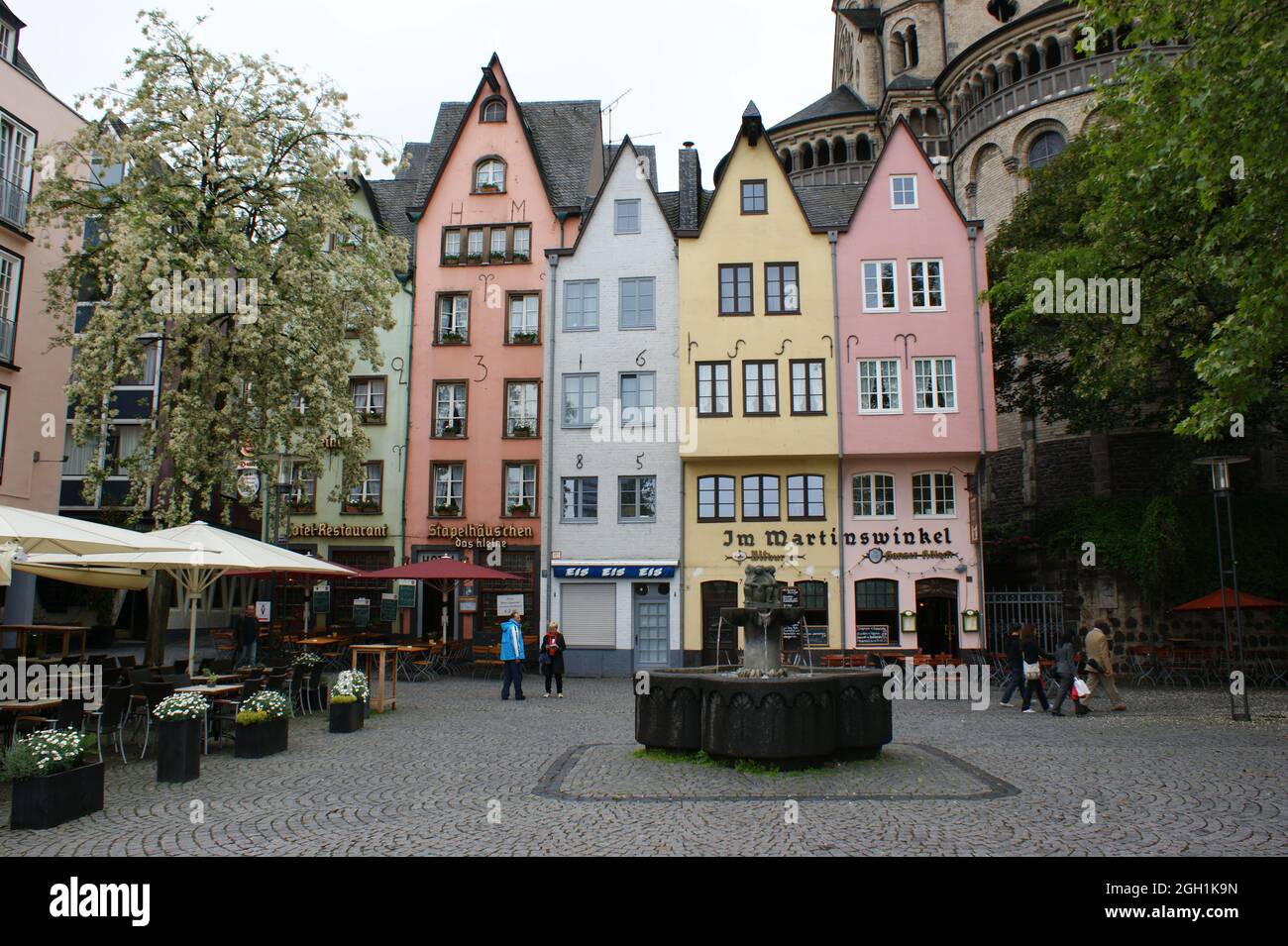 KOLN, GERMANY - May 17, 2009: The buildings of Cologne in Germany Stock ...