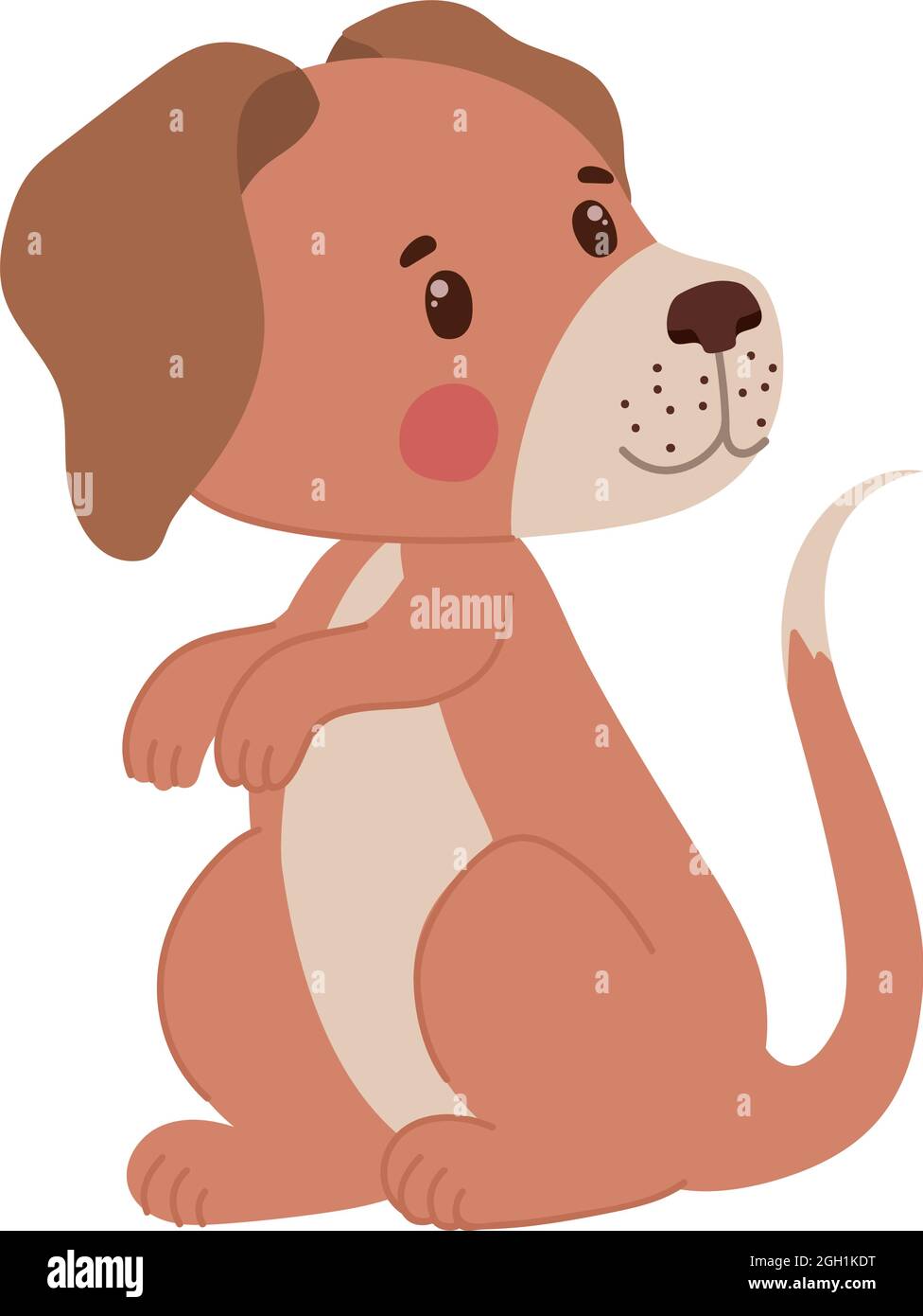 pretty pup design Stock Vector Image & Art - Alamy